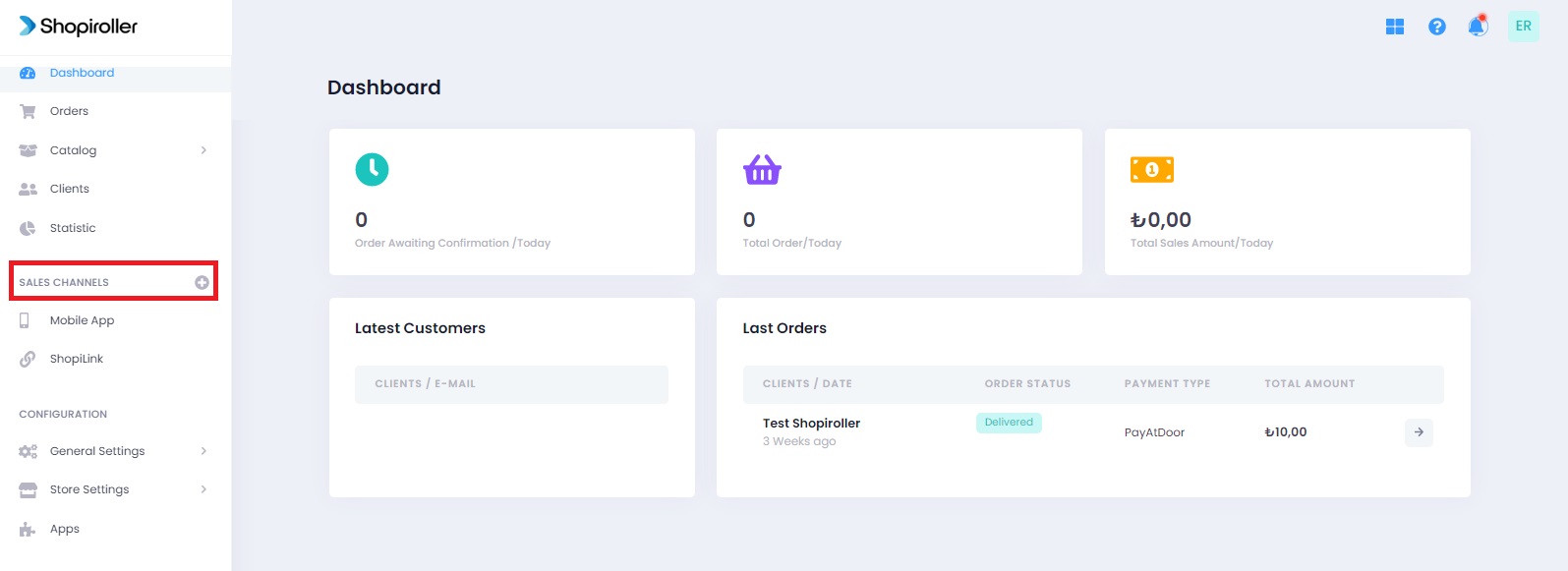 Step 4 - How to sell products with sales channels? - Shopiroller Knowledge Base